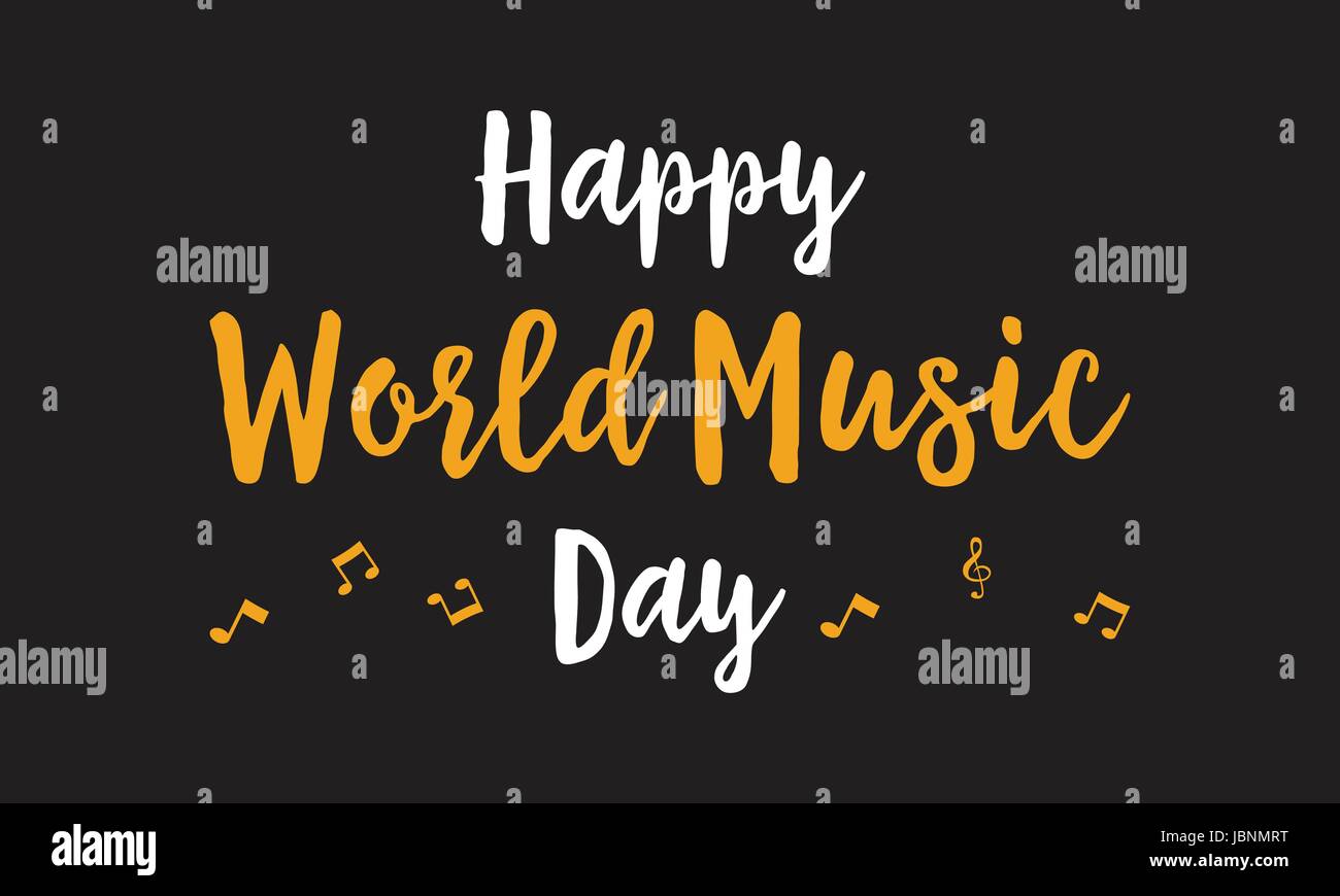 World music day celebration Stock Vector Images - Alamy
