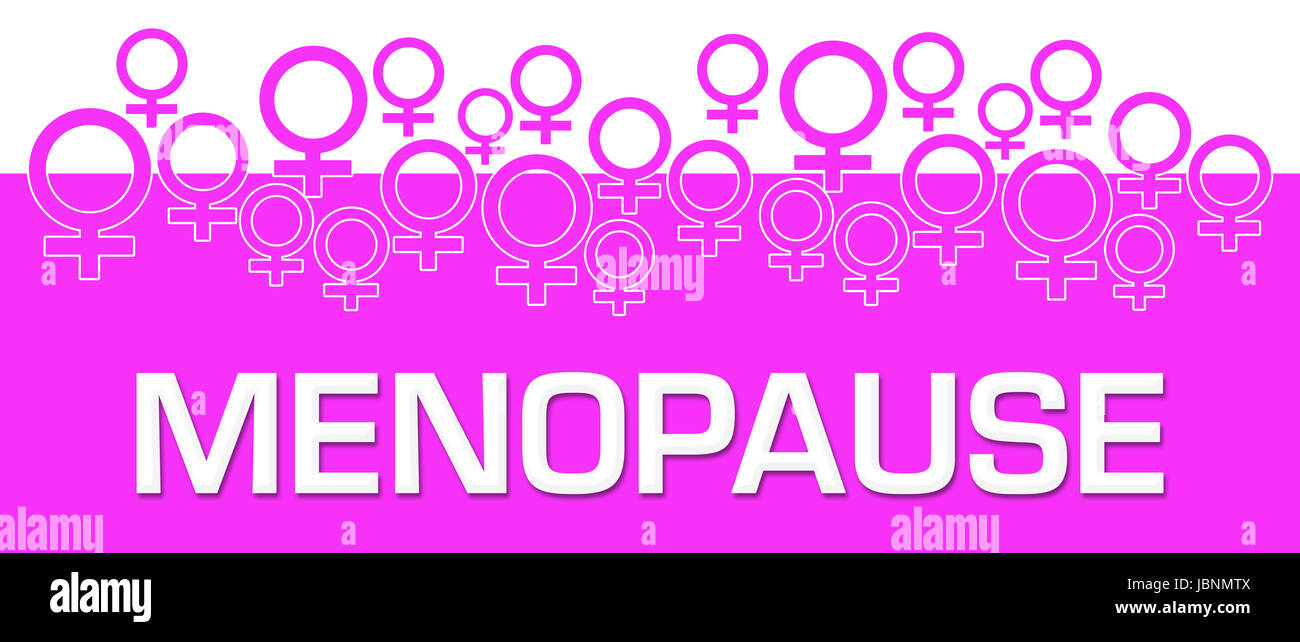 Menopause Female Symbols On Top Stock Photo - Alamy