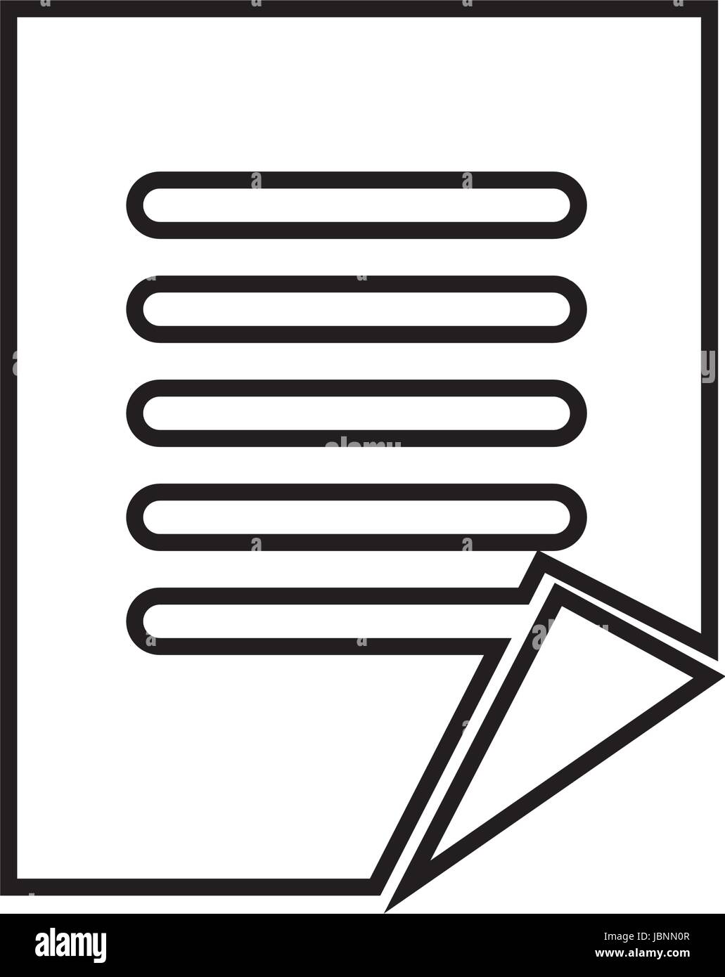 paper page icon Stock Vector Image & Art - Alamy