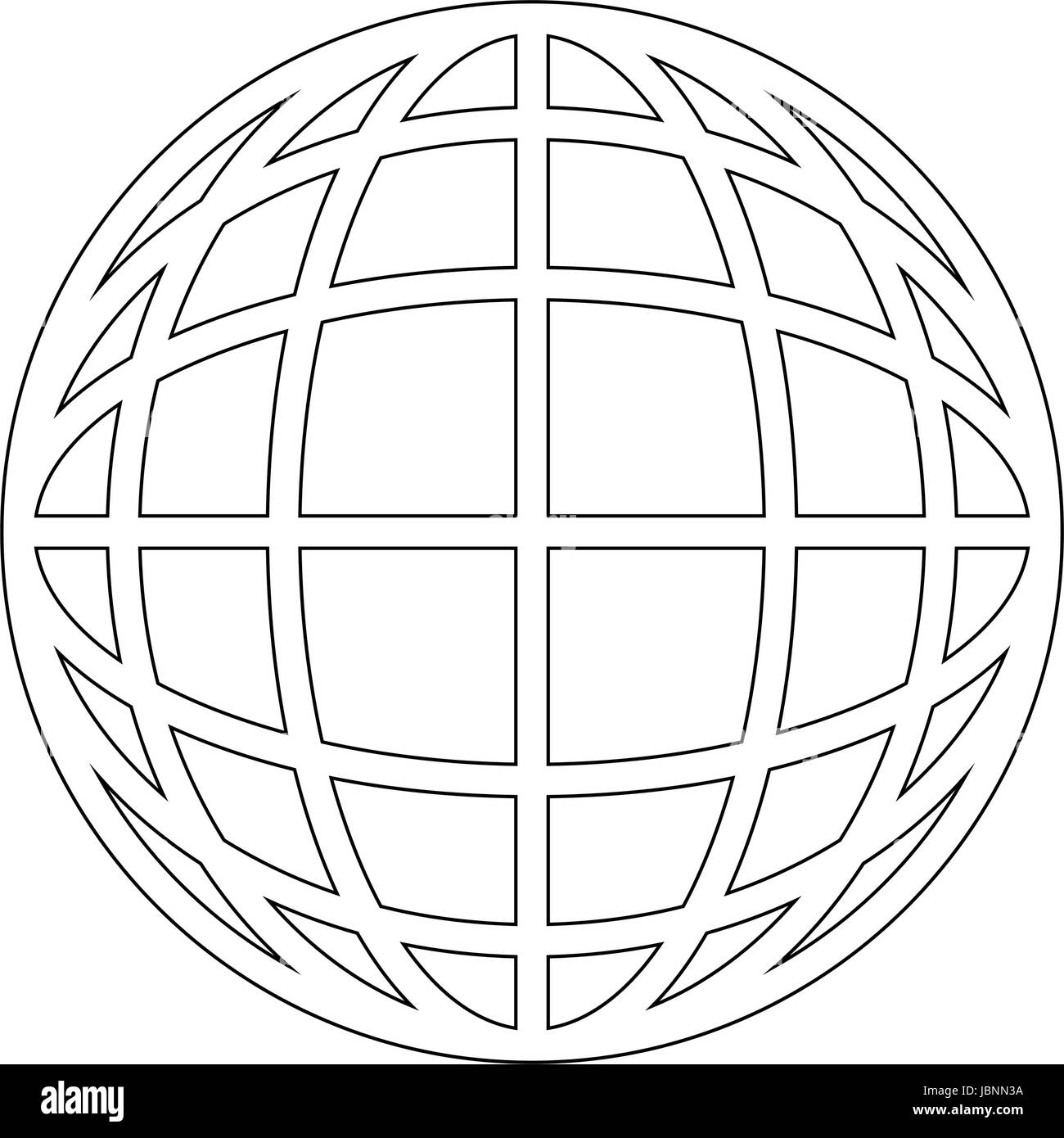 global sphere icon Stock Vector Image & Art - Alamy
