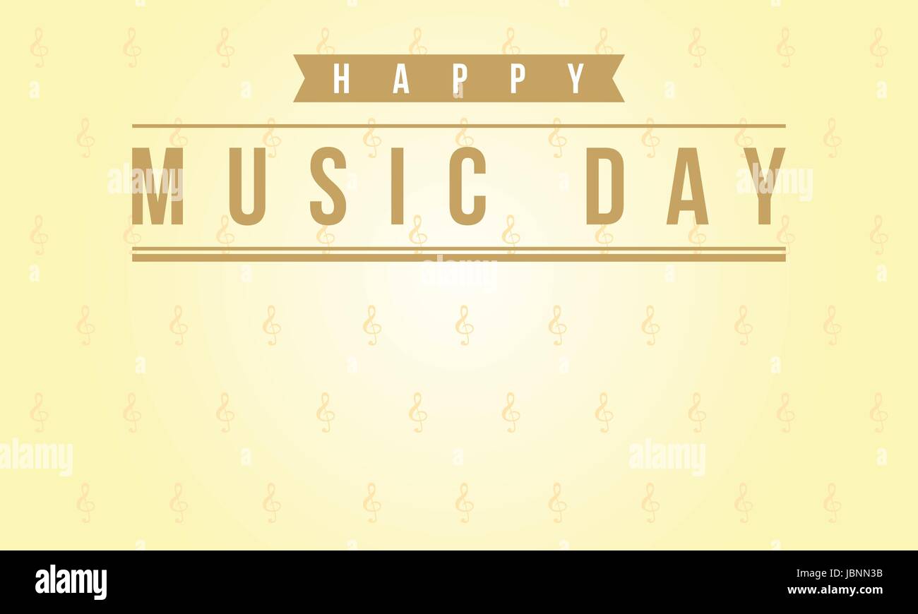 Vector art of music day style Stock Vector Image & Art - Alamy