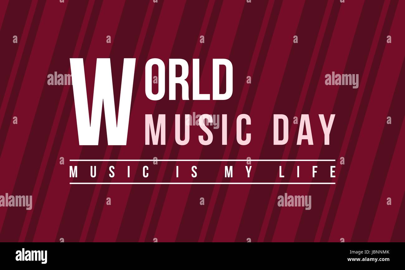 Celebration of music day background style Stock Vector Image & Art - Alamy