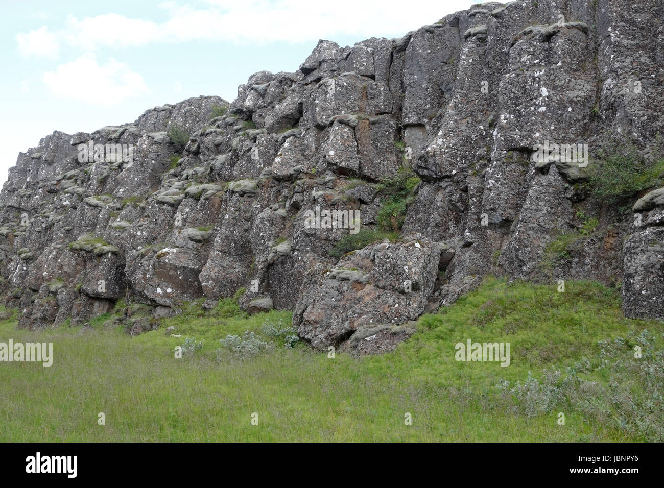 basalt formation from magma eruption and splitting of earth;s crust ...