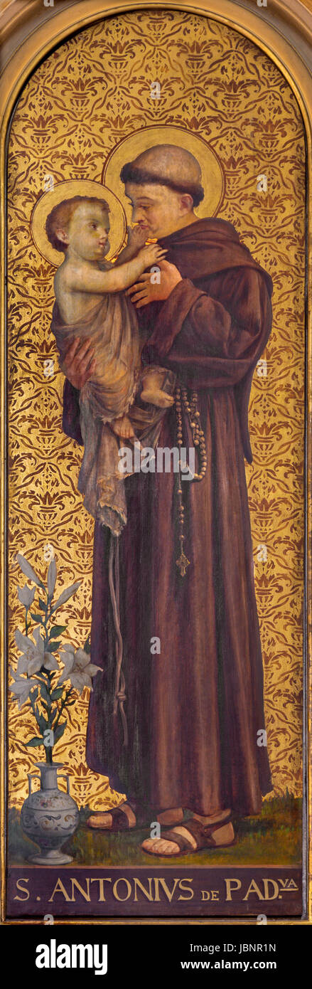 Saint anthony of padua painting hi-res stock photography and images - Alamy