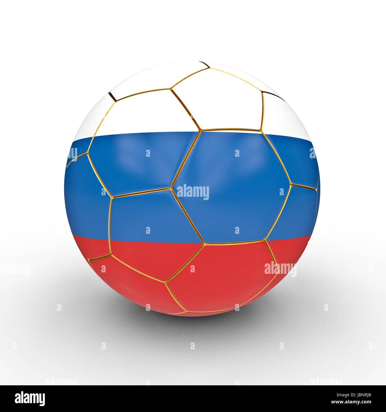 3d image golden soccer ball hi-res stock photography and images - Alamy