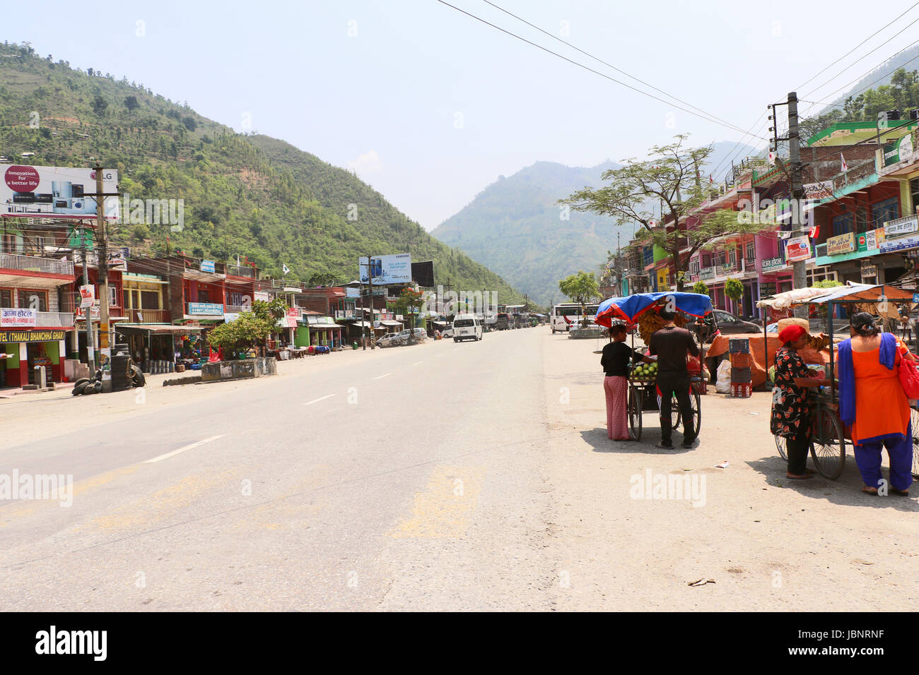 mugling town, Nepal Stock Photo - Alamy