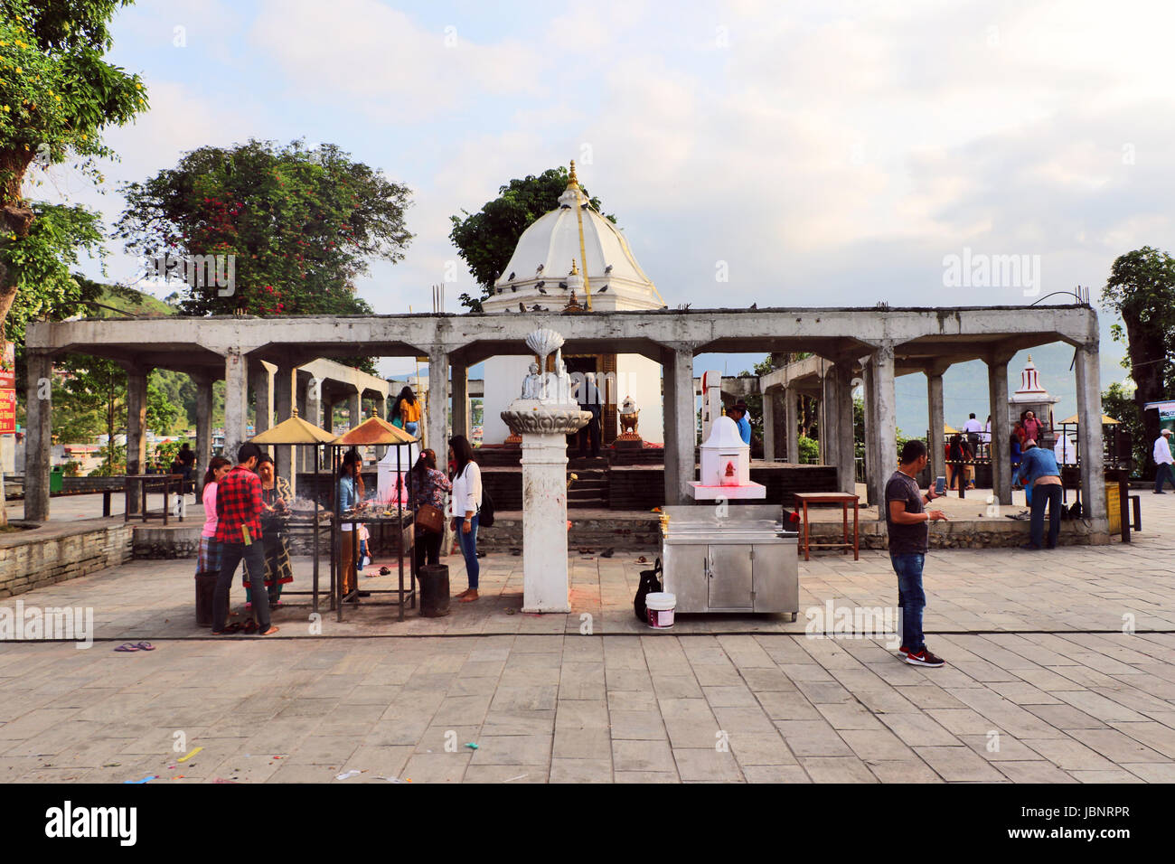 Bindabasini Temple, Pokhara Stock Photo - Alamy