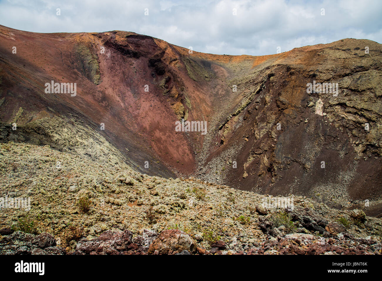 Volcanic crater timanfaya national hi-res stock photography and images ...