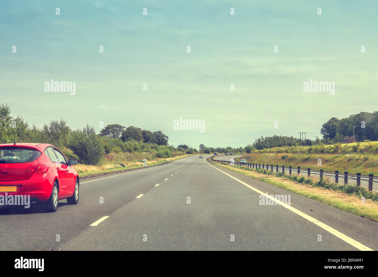 Boxes On Left Side Of Road