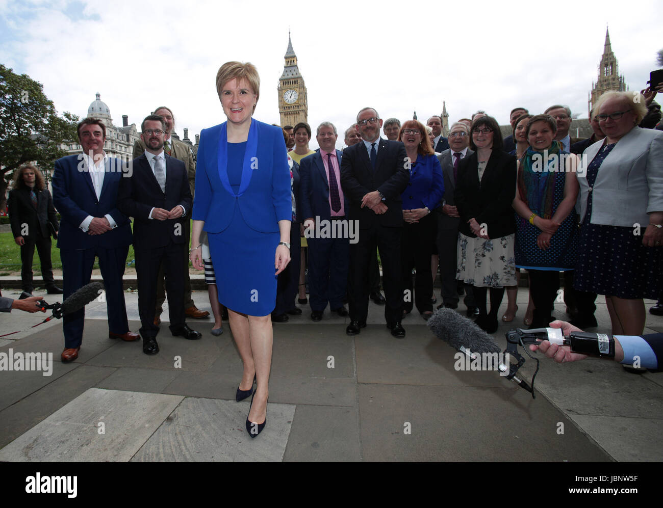 First Minister Nicola Sturgeon welcomes new SNP MPs to Westminster ...