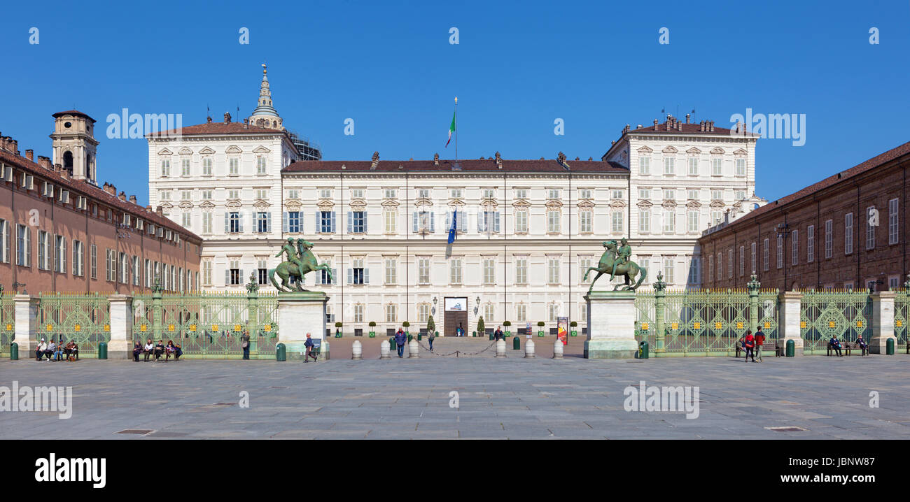 Turin - Palazzo Reale palace Stock Photo - Alamy