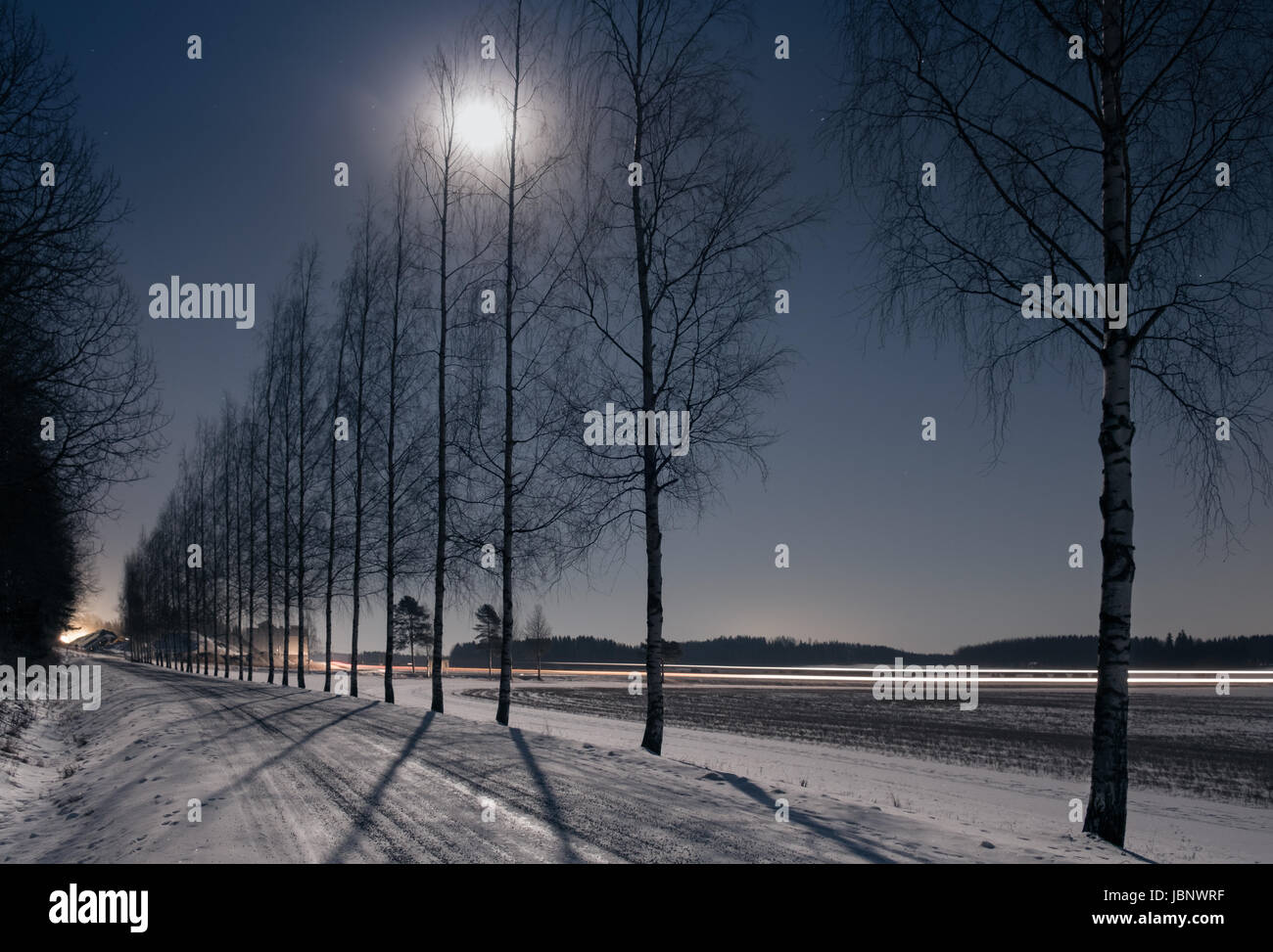 Winter dawn landscape hi-res stock photography and images - Alamy