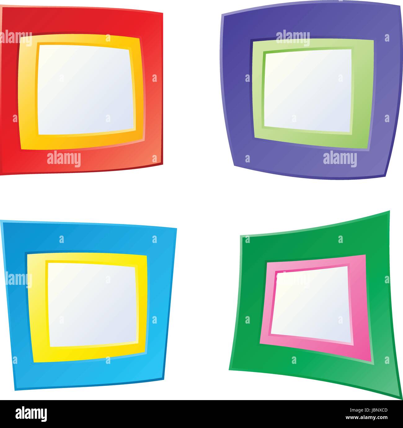 Wall frames cartoon hi-res stock photography and images - Alamy
