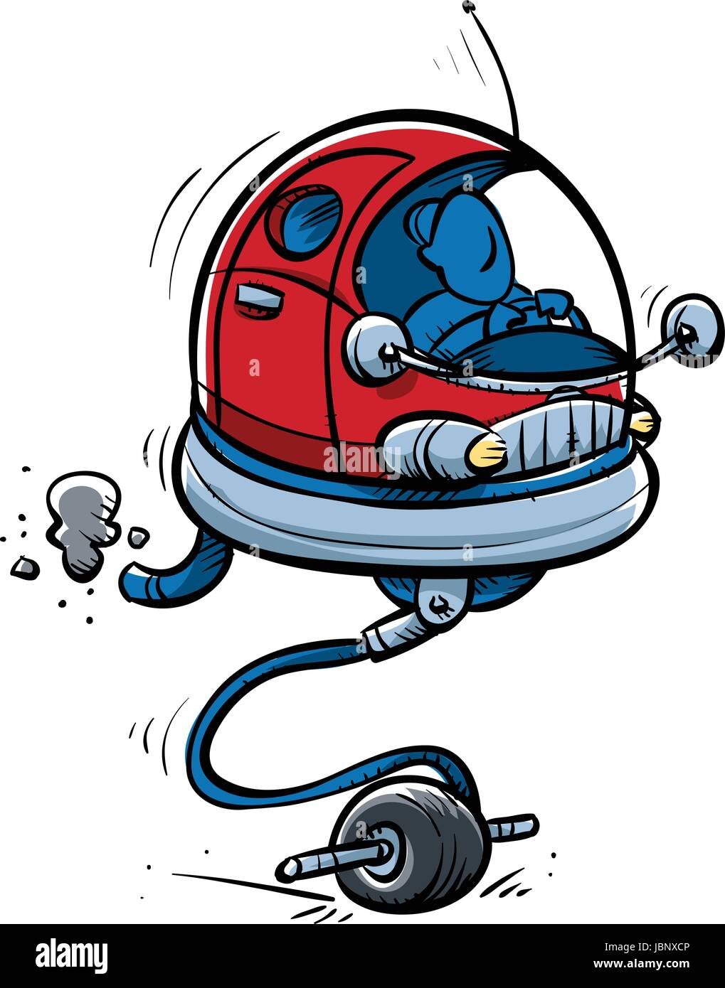 A futuristic car that travels on one wheel Stock Vector Image & Art - Alamy