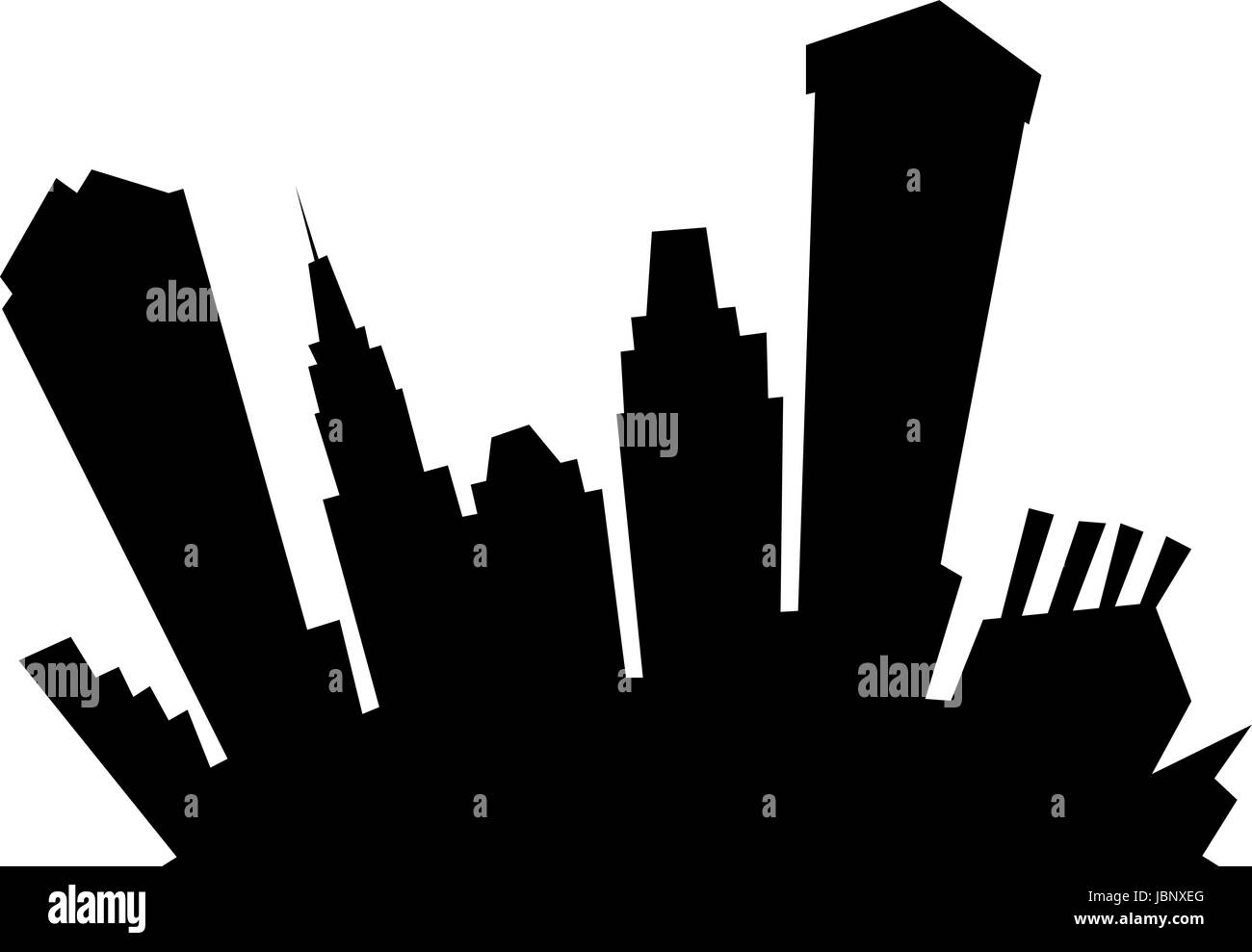 Cartoon skyline silhouette of the city of Baltimore, Maryland, USA ...