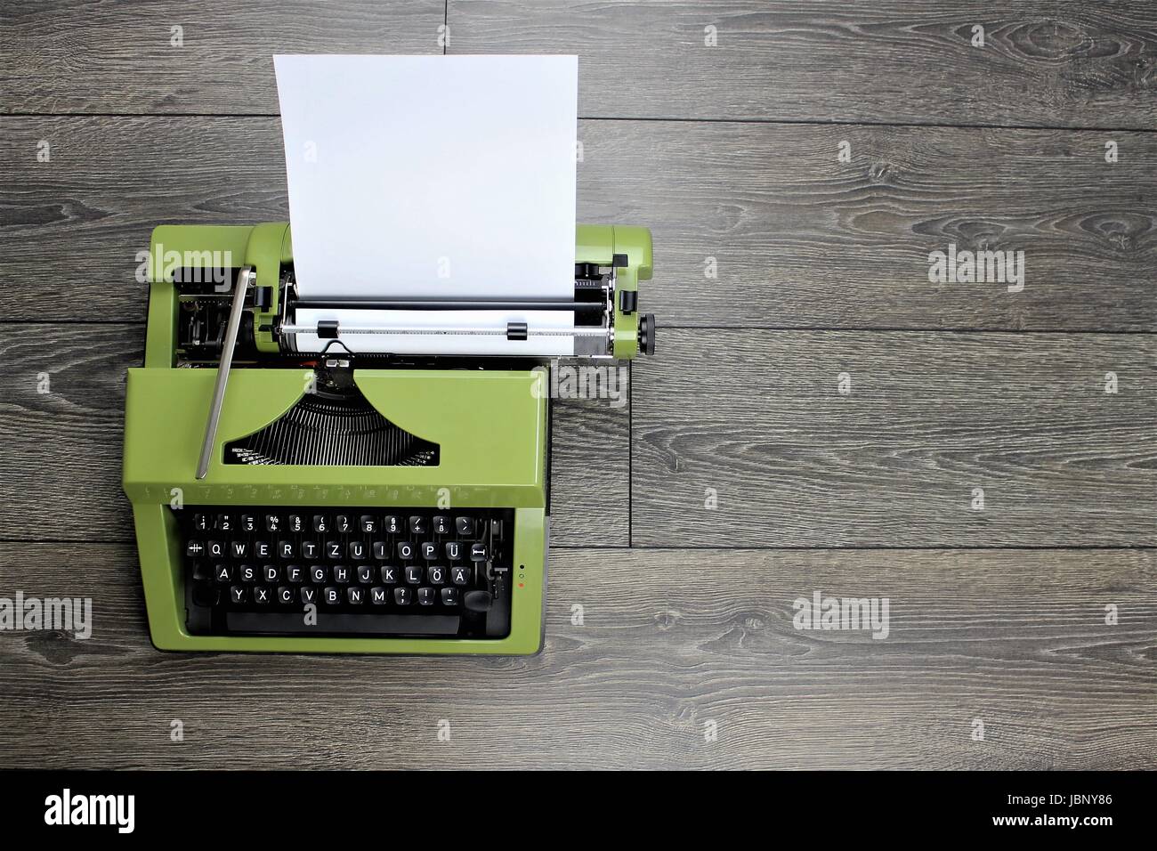 An image of a typewriter with a text Stock Photo - Alamy