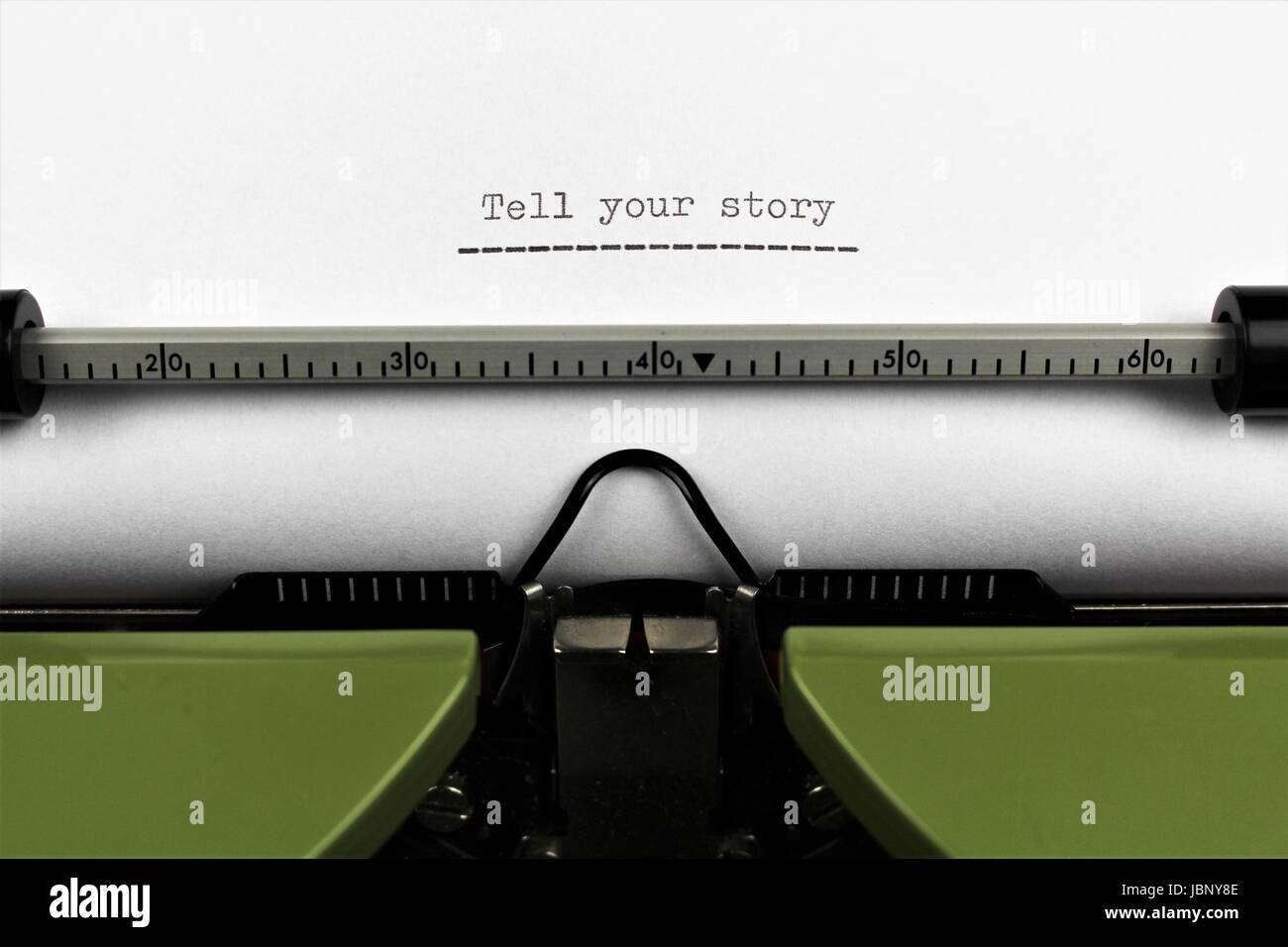 An image of a typewriter with a text Stock Photo - Alamy
