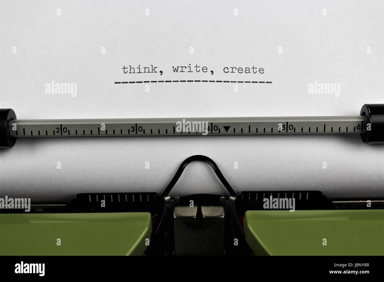 An image of a typewriter with a text Stock Photo - Alamy
