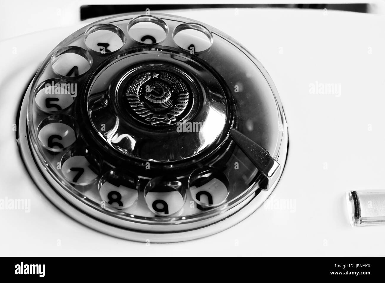 Ancient telephone Black and White Stock Photos & Images - Alamy