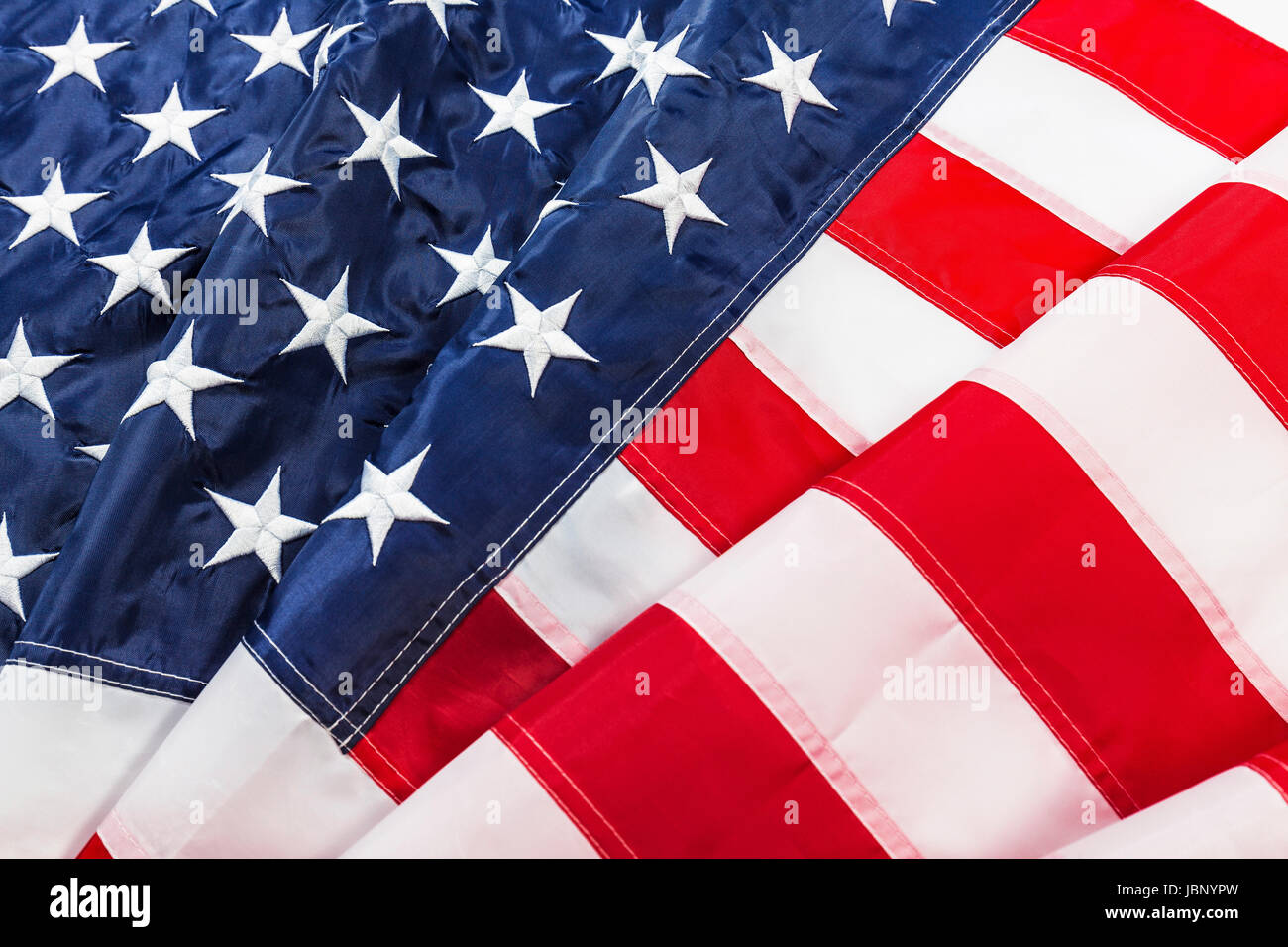 real flag united states of america Stock Photo - Alamy