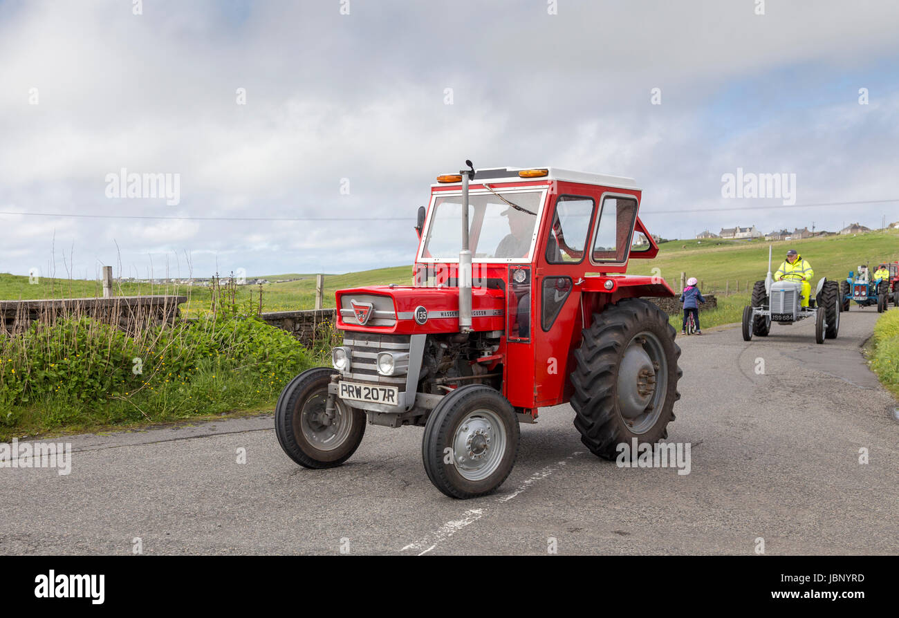 Tractors at Ness Isle of Lewis Western Isles Outer Hebrides United ...
