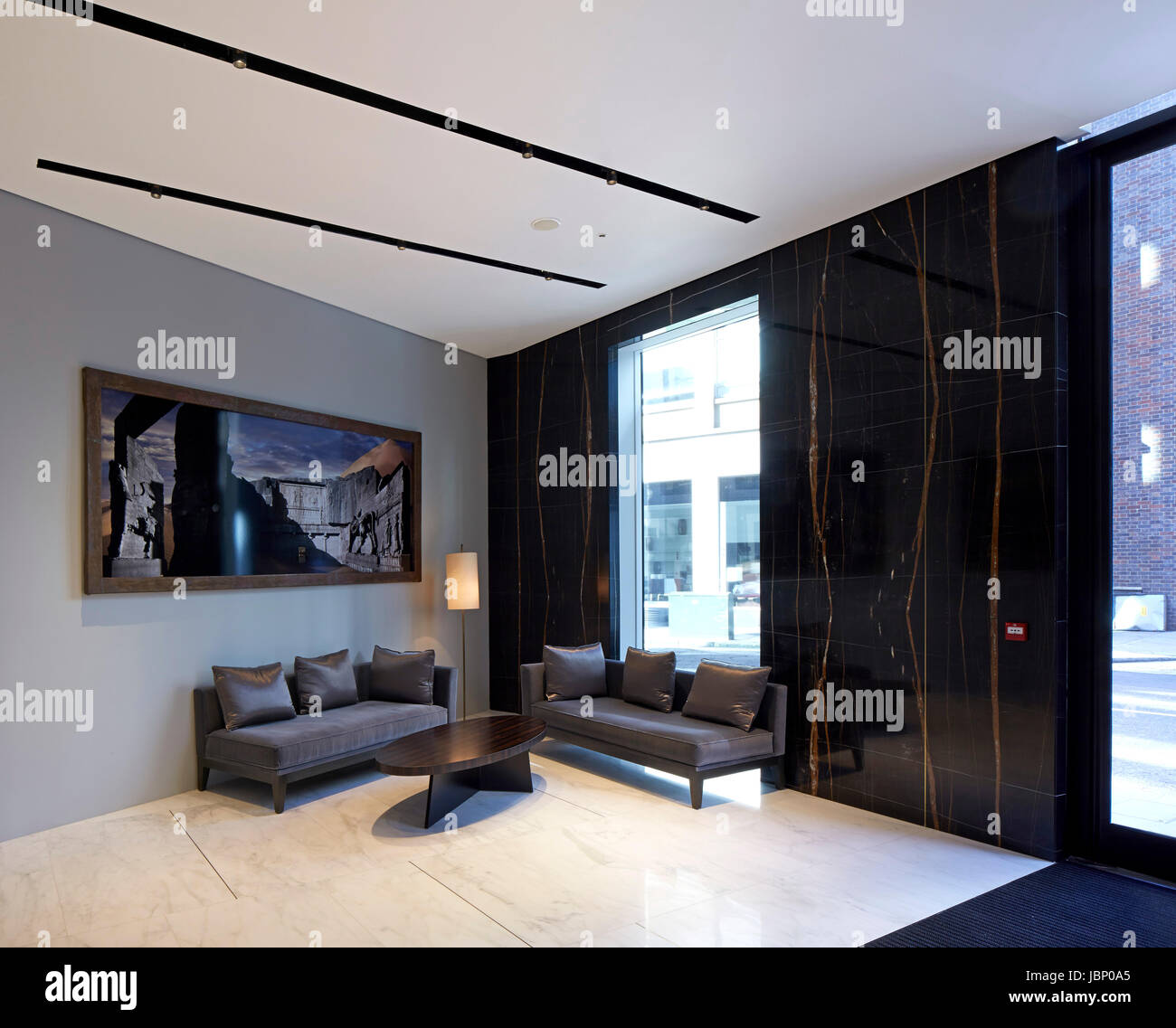 Reception area. 24 Saville Row, London, United Kingdom. Architect: EPR ...