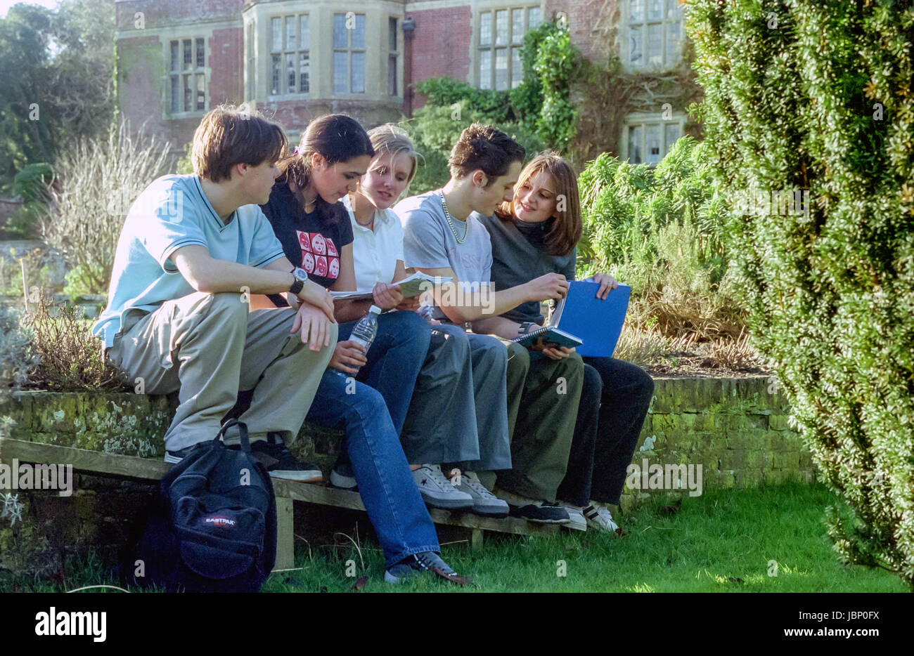 Sixth formers visiting Glyndebourne Opera, near Lewes in East Sussex ...