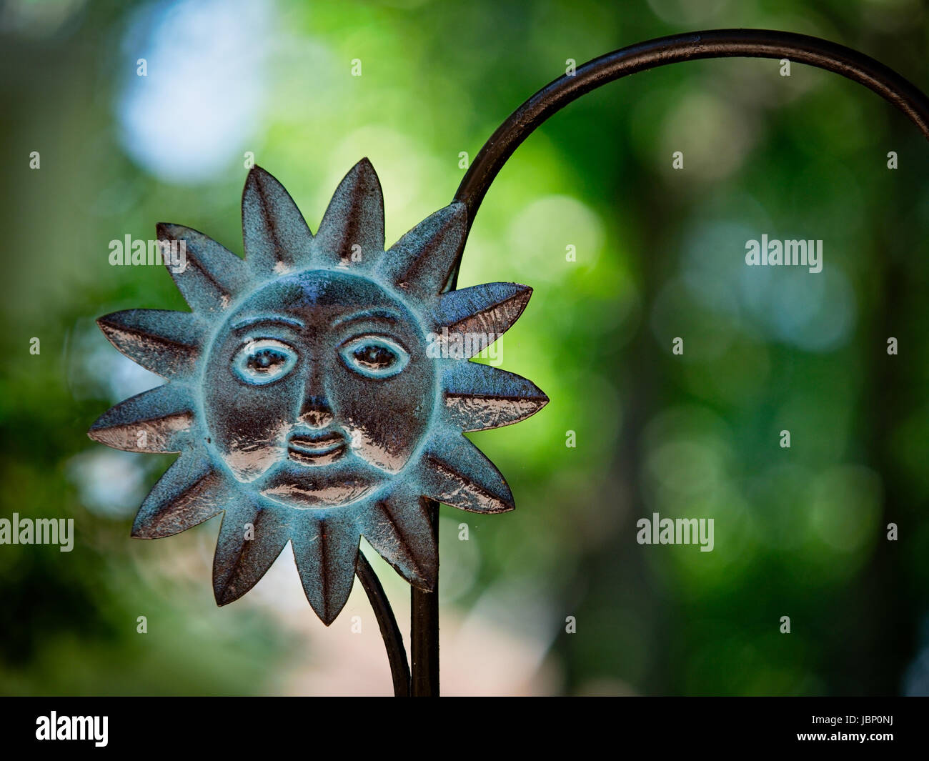 Steel Sun Face Stock Photo - Alamy
