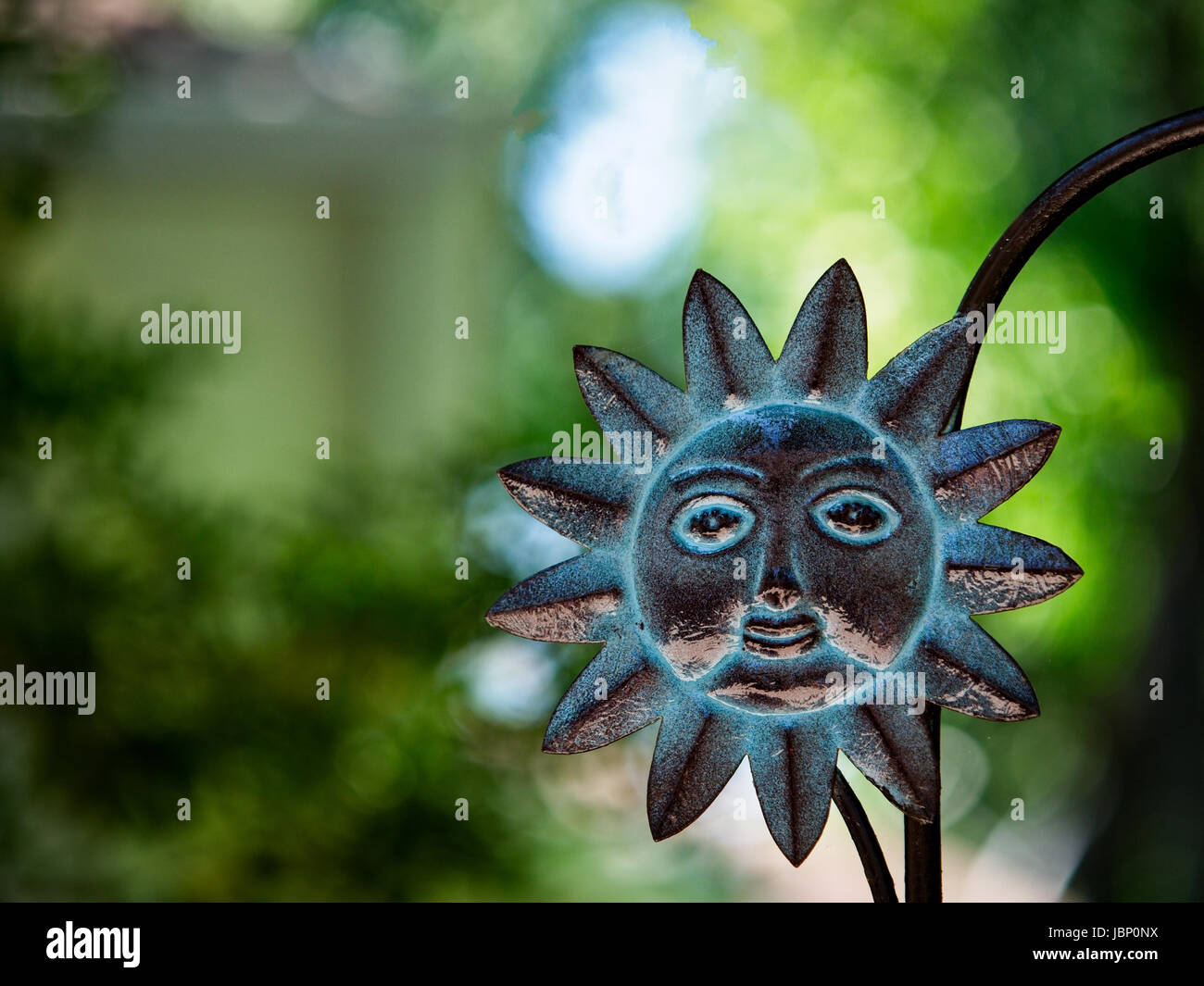 Steel Sun Face Stock Photo - Alamy