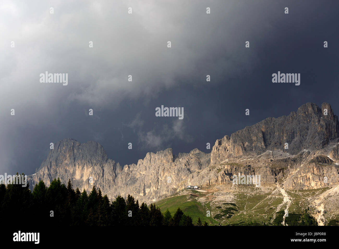 Stormy weather over mountains hi-res stock photography and images - Alamy