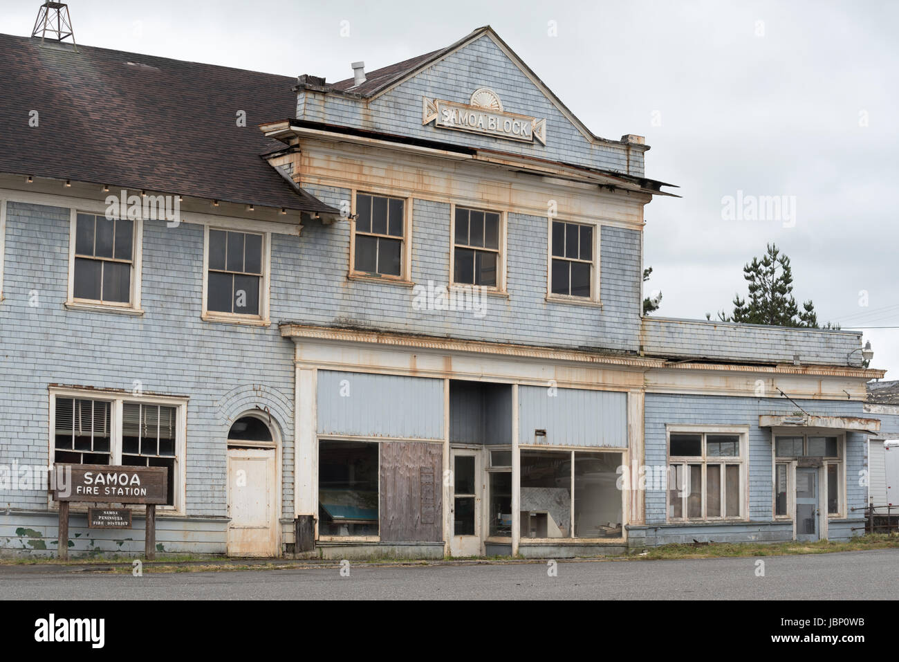 Fire station in Samoa, California Stock Photo - Alamy