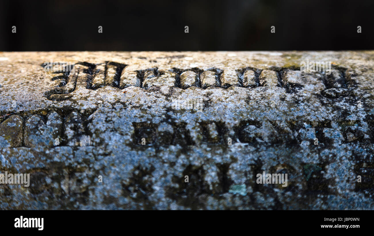 Old graveyard above bridge in hi-res stock photography and images - Alamy