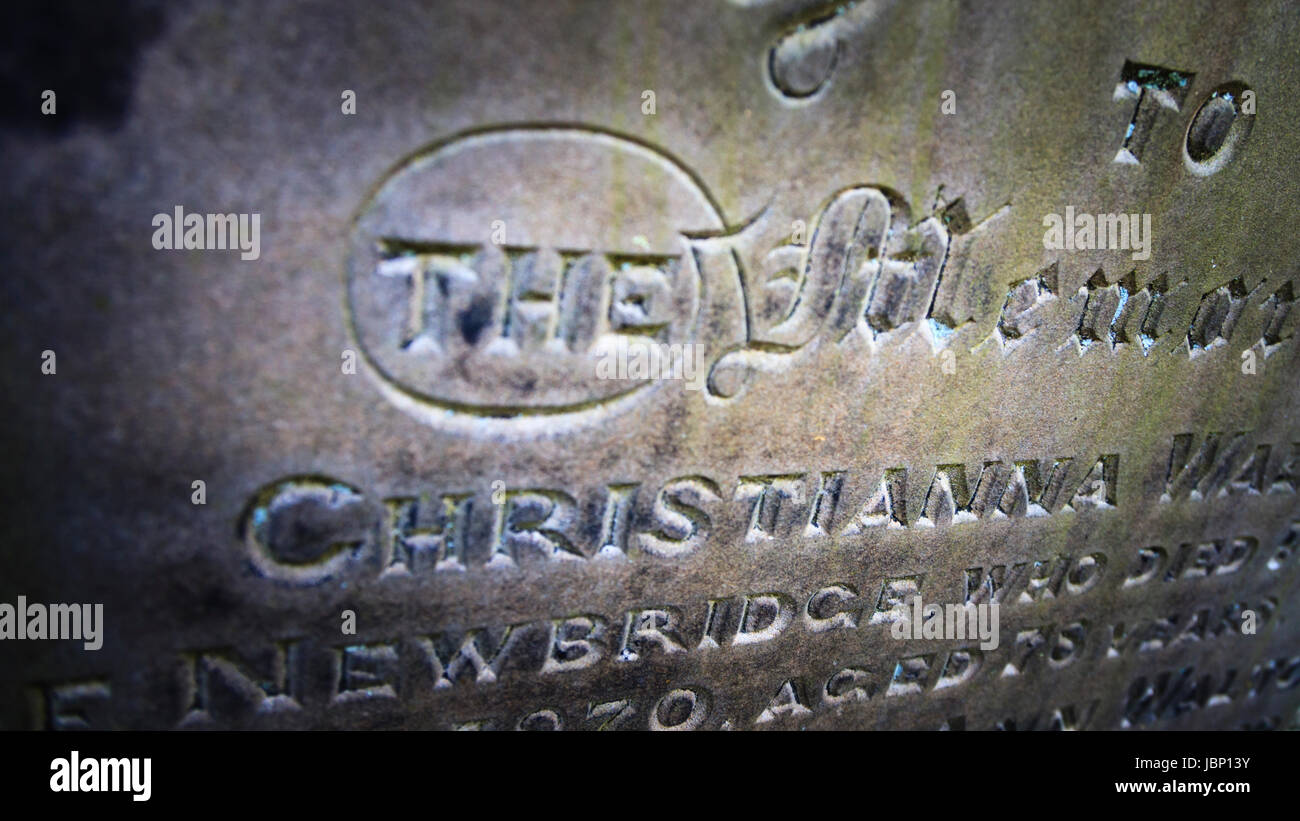 Old graveyard above bridge in hi-res stock photography and images - Alamy