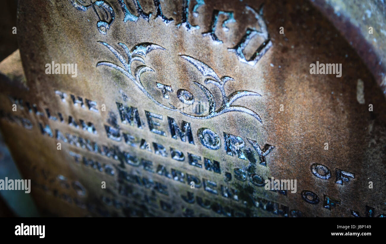 Old graveyard above bridge in hi-res stock photography and images - Alamy