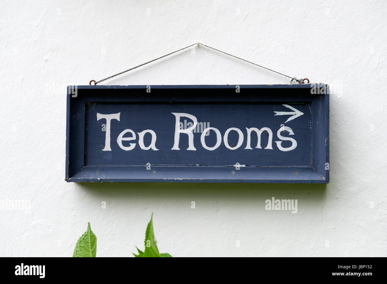 English tea room signs Stock Photo - Alamy