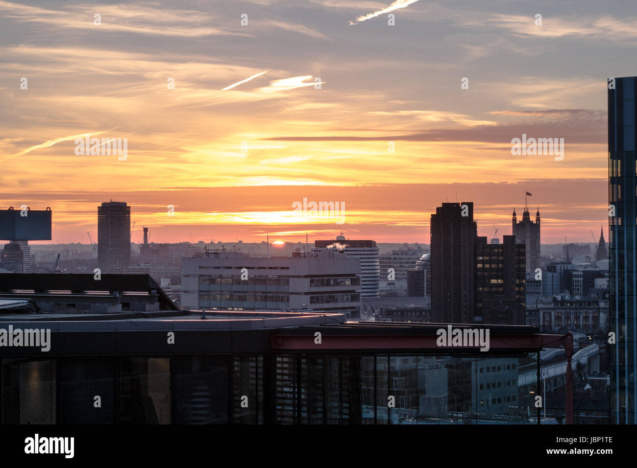 London skyline landmarks sunny hi-res stock photography and images - Alamy