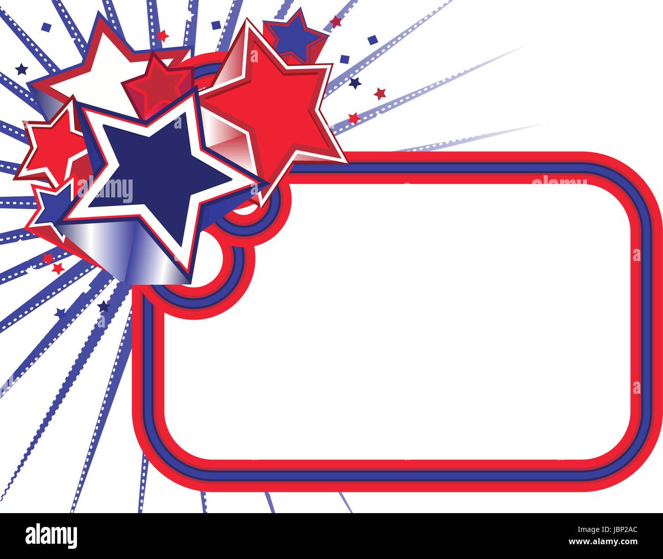 Retro Stars banner-Retro Stars banner on white background Stock Vector ...