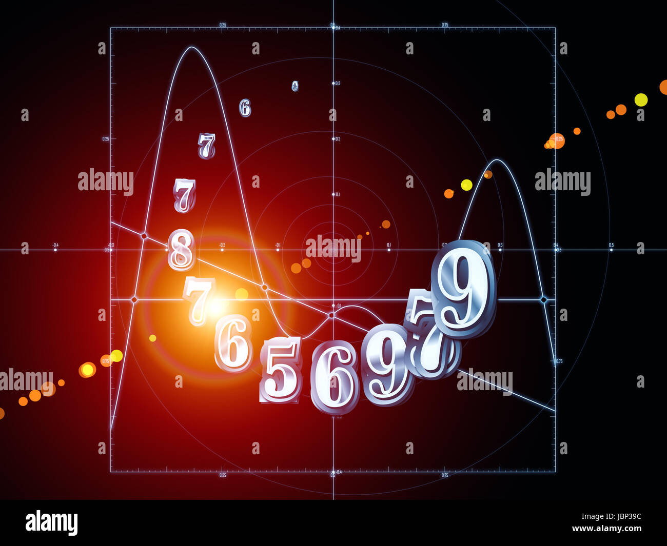 Strange Geometry series. Design made of line drawing, math and geometry ...