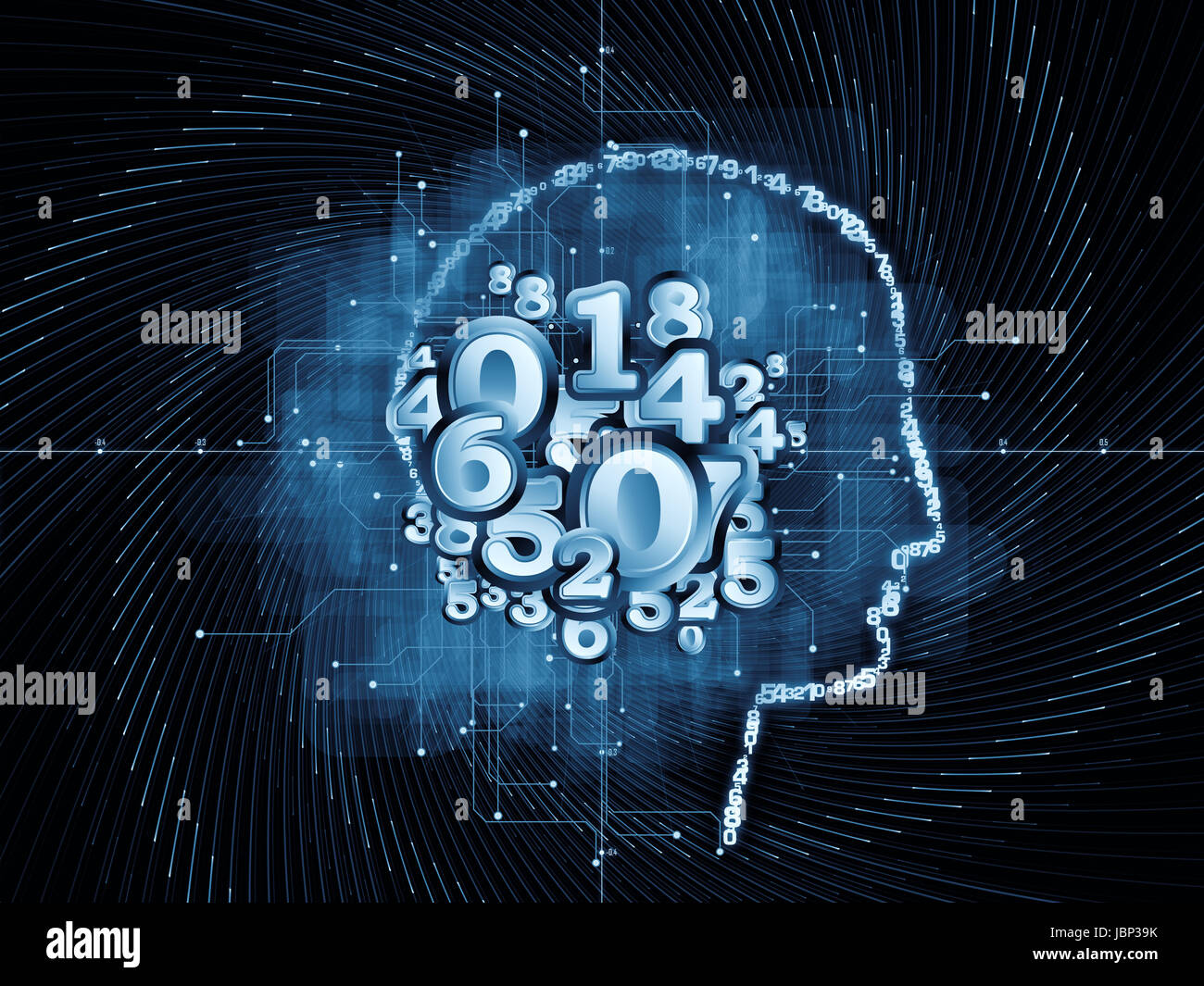 Strange Geometry series. Background composition of line drawing, math ...