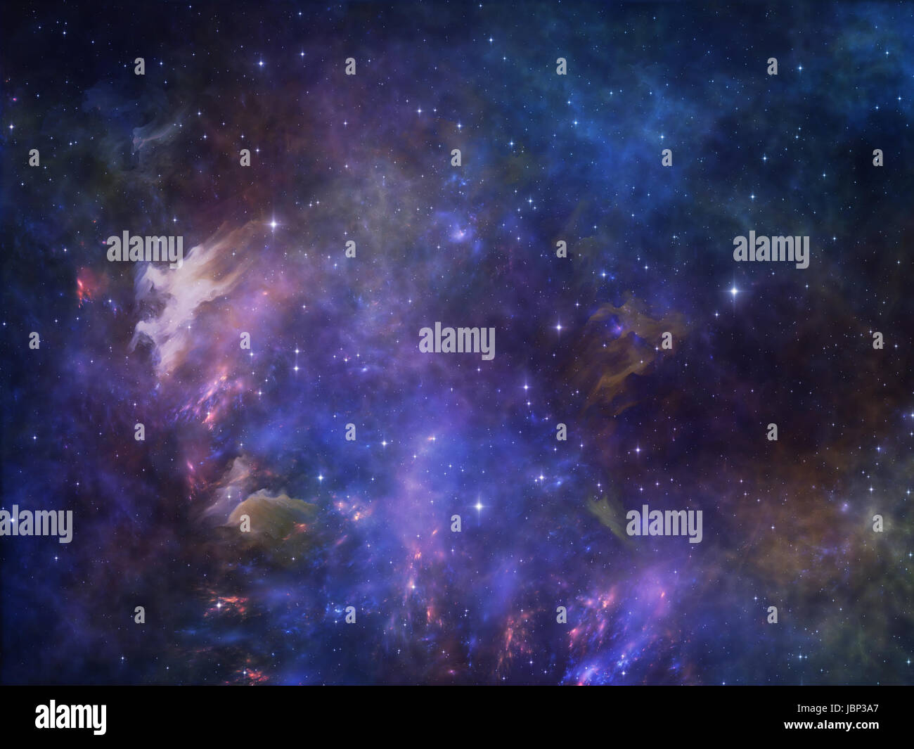 Deep Space series. Design composed of nebula, stars and colors as a ...
