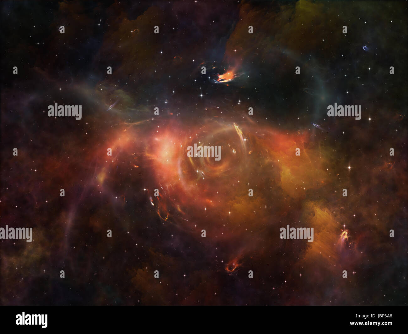 Deep Space series. Backdrop composed of nebula, stars and colors and ...