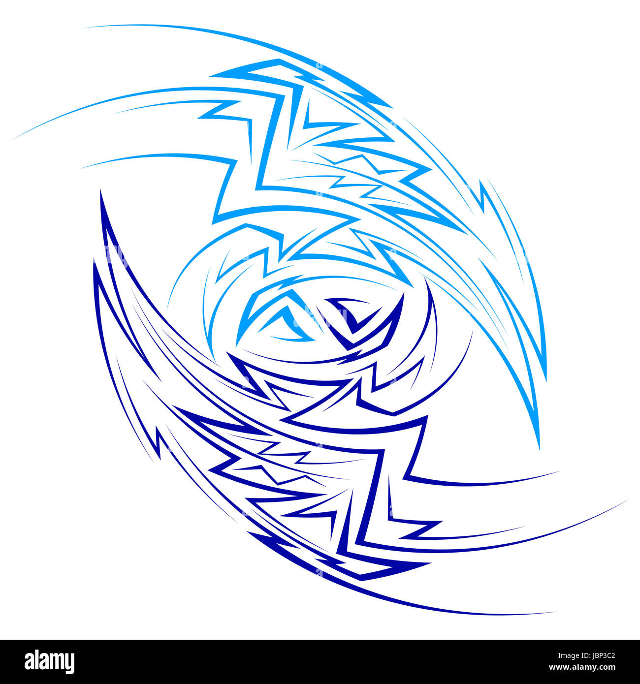 Two ornamental lines Cut Out Stock Images & Pictures - Alamy