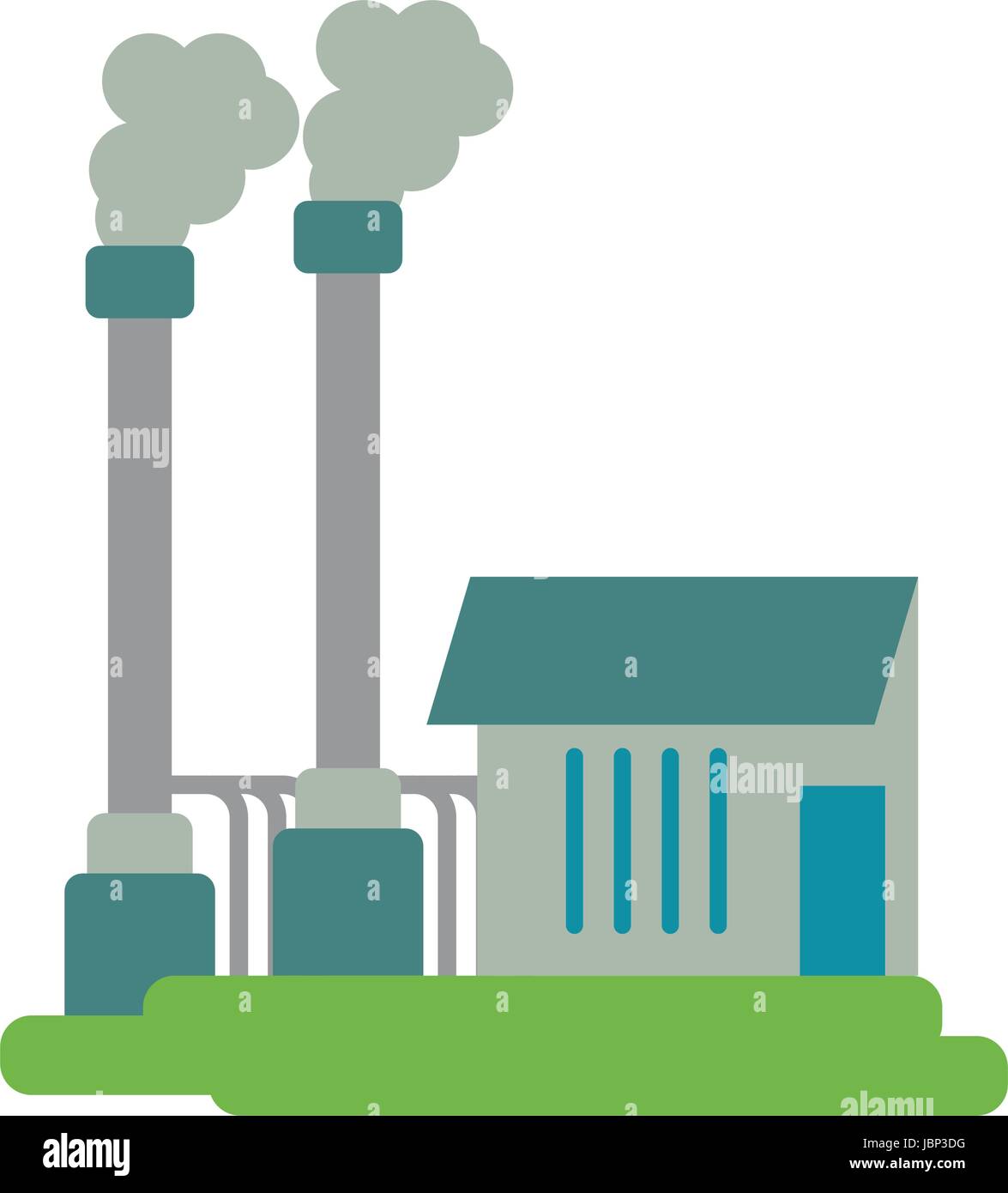 factory illustration cartoon flat Stock Vector Image & Art - Alamy