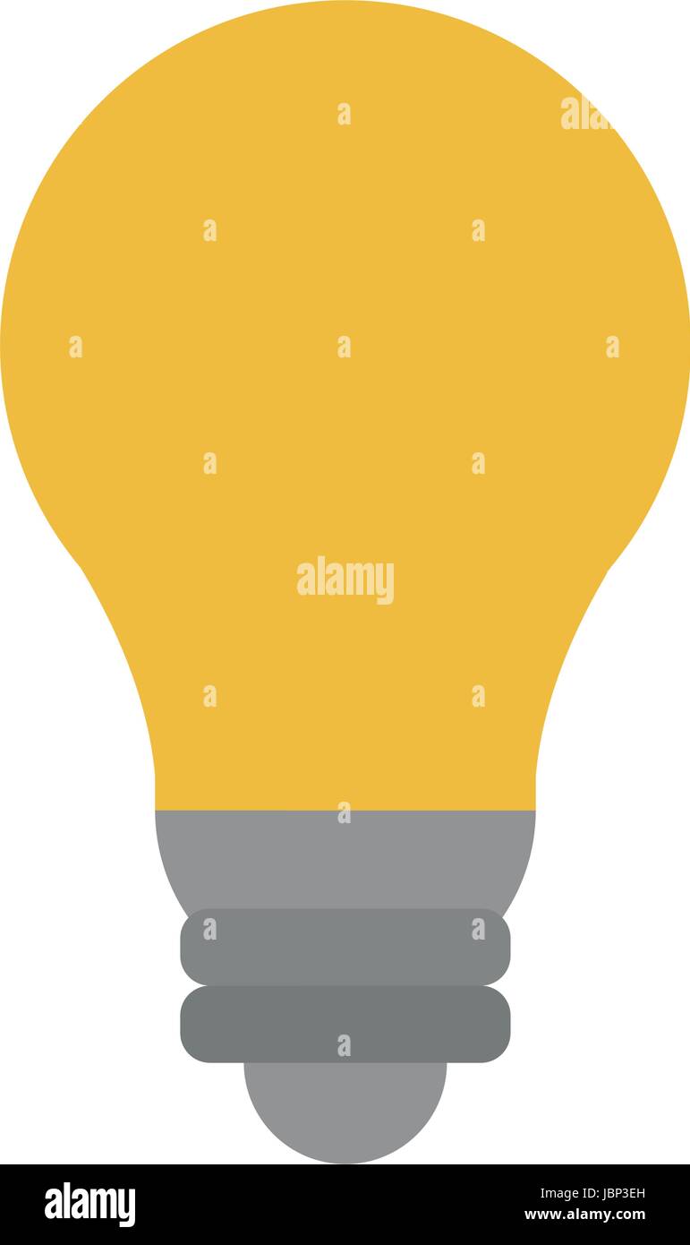 bulb illustration cartoon flat Stock Vector Image & Art - Alamy