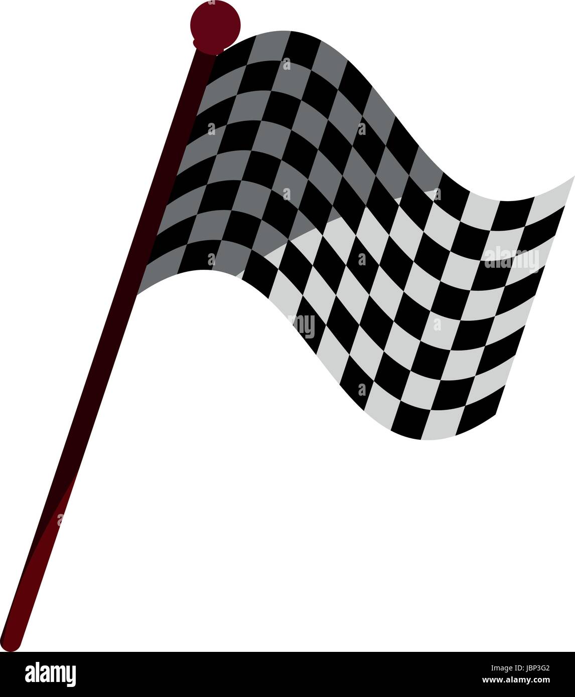 racing flag flat illustration shadow Stock Vector Image & Art - Alamy