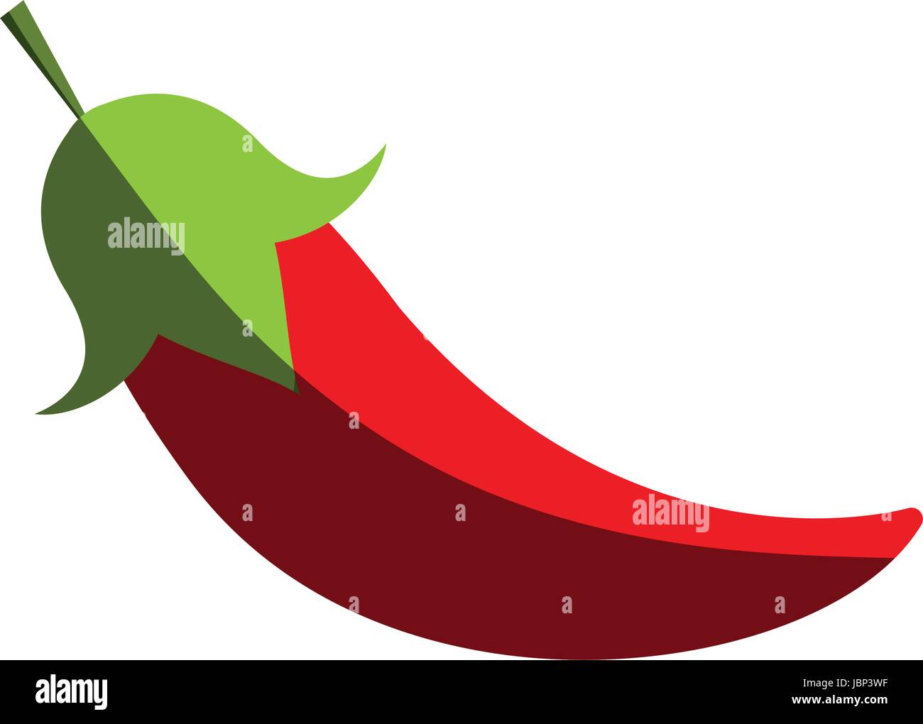 chili food flat illustration shadow Stock Vector Image & Art - Alamy