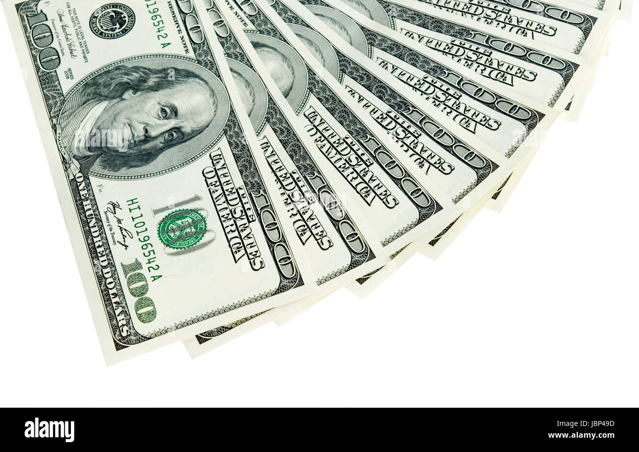 Money on the white background Stock Photo - Alamy