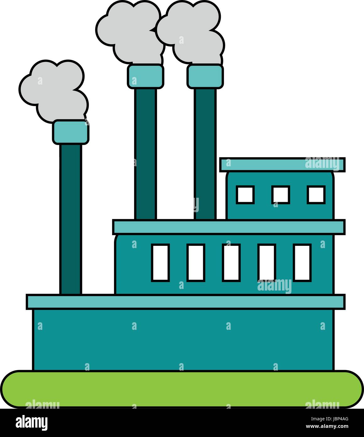 factory illustration cartoon flat Stock Vector Image & Art - Alamy