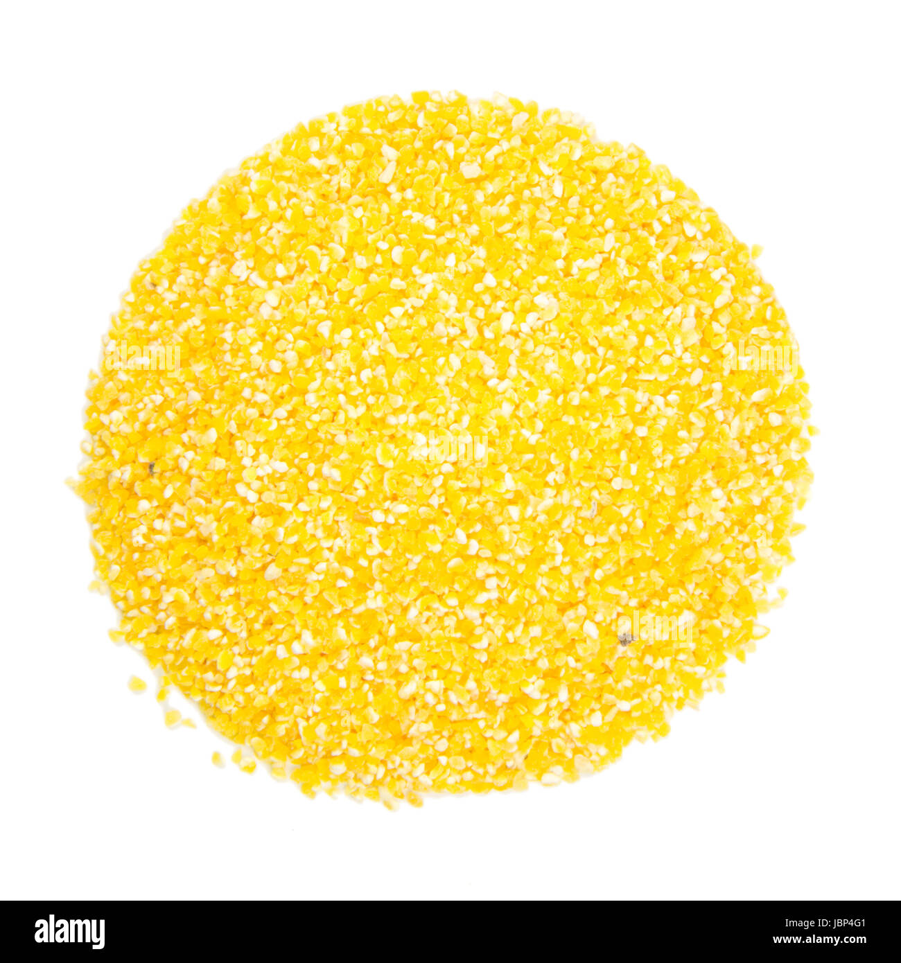 close up corn grit isolated on white background Stock Photo - Alamy