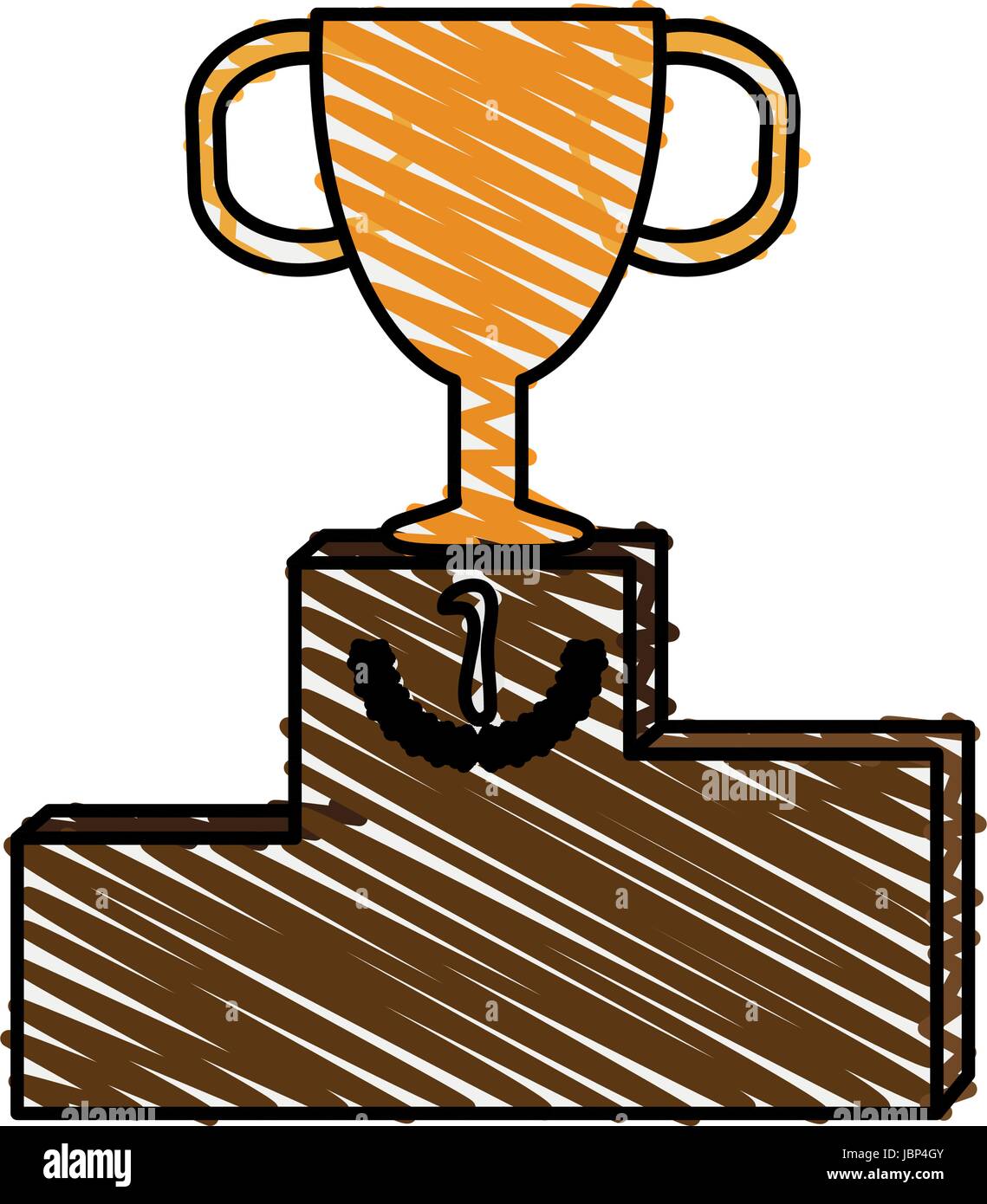 trophy doodle illustration Stock Vector Image & Art - Alamy